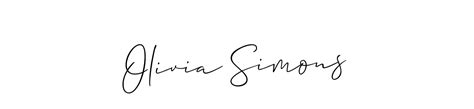 75 Olivia Simons Name Signature Style Ideas Exclusive Name Signature