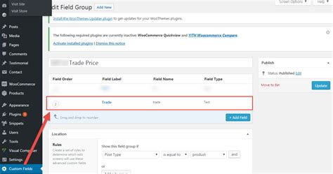 Woocommerce Display Advanced Custom Fields Single Product