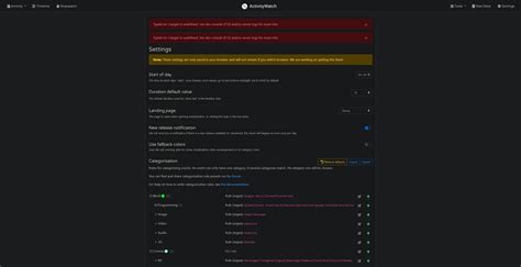 Typeerror T Target Is Undefined Issue Activitywatch Activitywatch Github