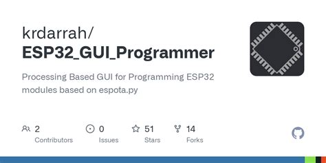 Github Krdarrahesp32guiprogrammer Processing Based Gui For