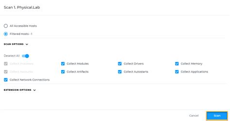 Performing A Manual Scan