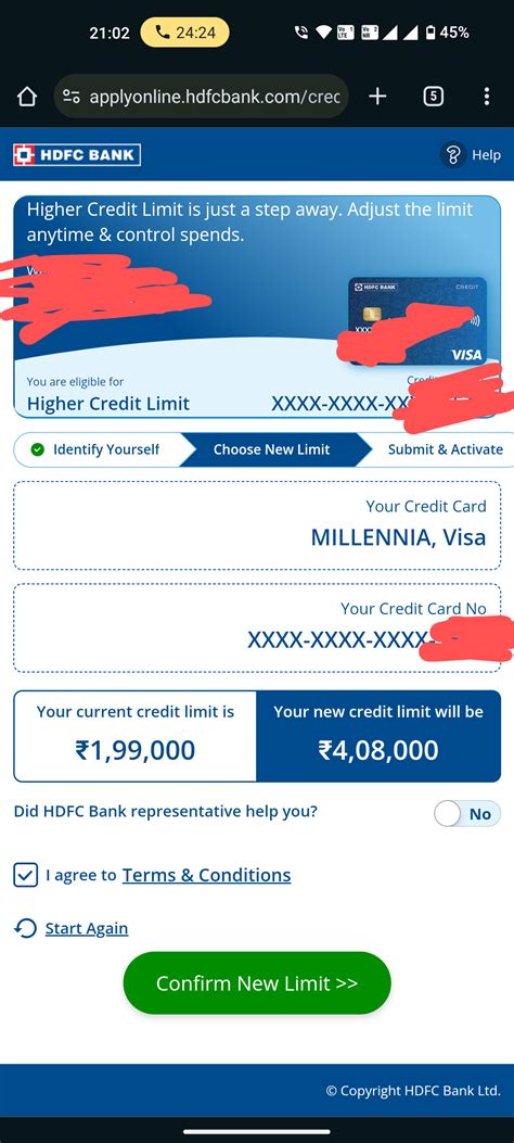 Haha Hdfc Limit Enhancement Post No R CreditCardsIndia