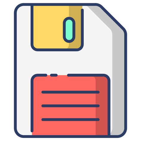 Floppy Disk Generic Outline Color Icon