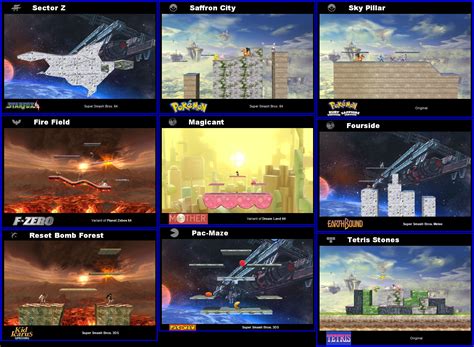 Super Smash Bros Wii U Custom Stages Part 3 By Venofoot On Deviantart