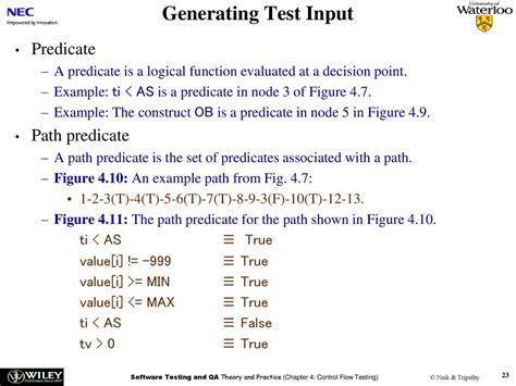 Outline Of The Chapter Basic Idea Outline Of Control Flow Testing Ppt
