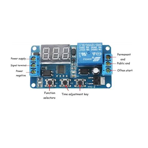 DC V Channel Relay Module Delay Timer Control Switch Board Robu In Indian Online Store