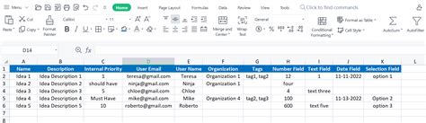 Idea Box Csv Import Chisel Help