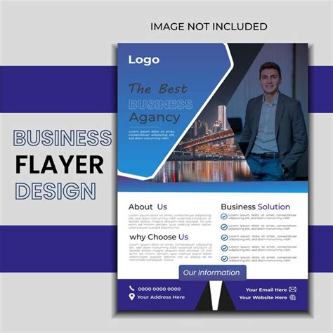Premium Vector Modern Business Flayer Design Template
