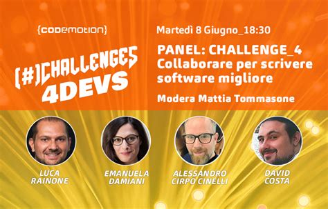 Codemotion Community Meetup Aperitech Challenges4devs Challenge