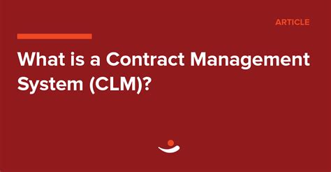 What Is A Contract Management System Pramata