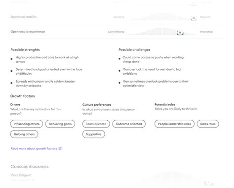Features Personality Test Alva Labs