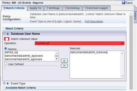 Error In Audit Policy Imperva Cyber Community