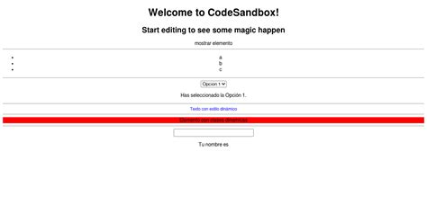 Directives Demo Codesandbox