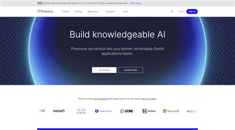 Pinecone The Leading Vector Database For Ai Applications Startupdetailtitlesubfix
