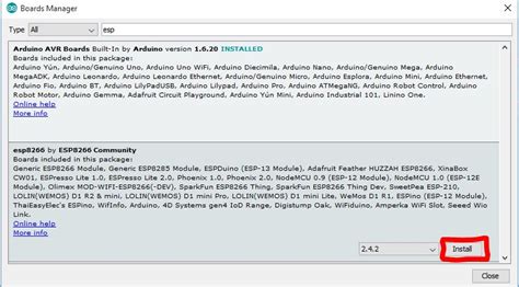 Esp8266 Install Electronics