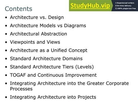 An Introduction To Fundamental Architecture Concepts Ppt