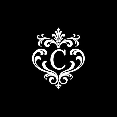 Premium Photo Letter C Logo With Royal Grandeur Script Logo Style Design L Luxury Creative
