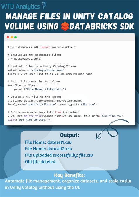 How To Manage Files In Unity Catalog Volumes With Databricks Vishal