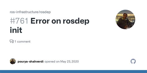 Error On Rosdep Init Issue Ros Infrastructure Rosdep GitHub