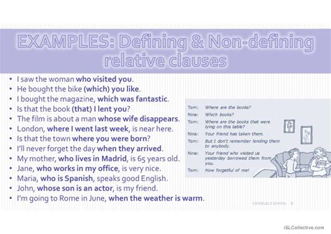 Relative Clauses Powerpoint Explanat English ESL Powerpoints