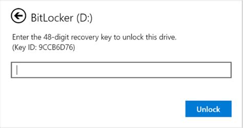 Back Up Your BitLocker Recovery Key Microsoft Support