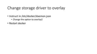 Learning Of Docker Storage Driver Container File System PPT