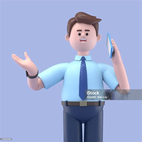 웃고 있는 아시아 남자 펠릭스가 전화를 걸고 전화를 거는 3d 그림 스마트폰 개념과의 소통과 대화 녹색 배경에 3d 렌더링입니다 Brand Name Online