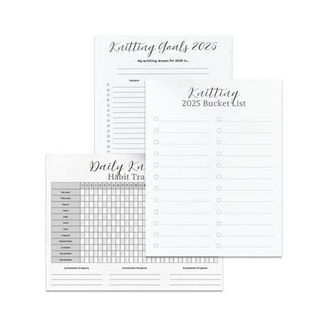 Printable Knitting Project Organizer Brome Fields Printable Knitting Project Organizer Brome Fields