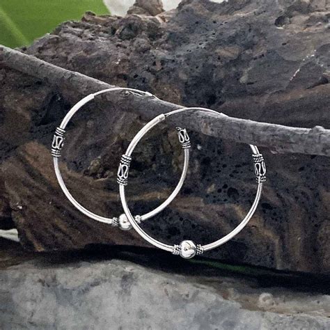 Large Bali Hoop Earrings Gle Good Living Essentials