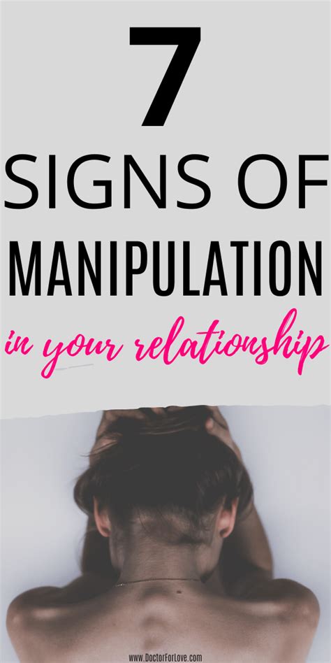 7 Signs Of Manipulation In A Relationship Don T Be A Doll To Play With