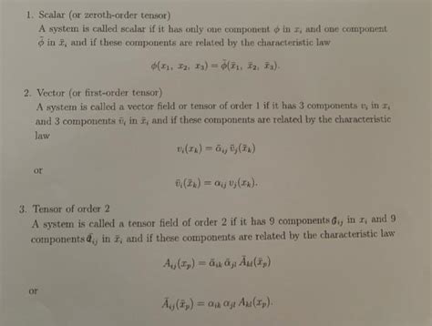 Solved Vectors B And C Are Arbitrary First Order Tensors A