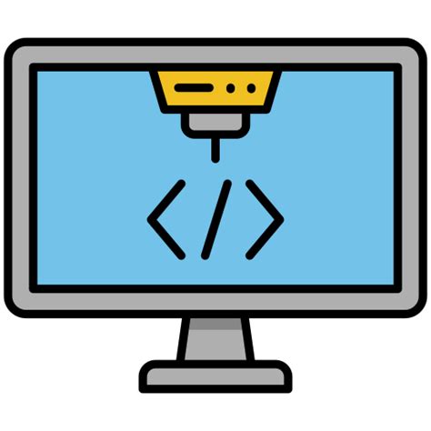 3d Programming Flaticons Lineal Color Icon
