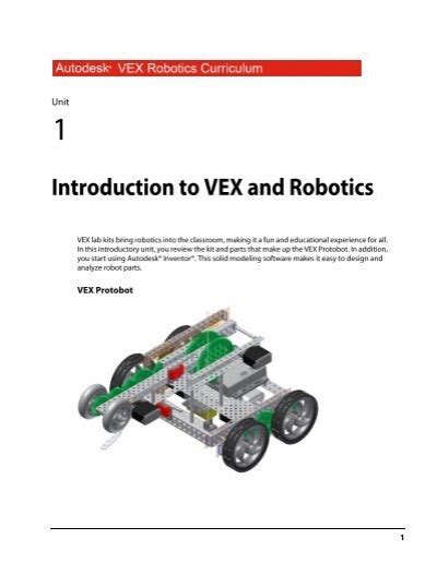 Introduction To Vex And Robotics Unit 1 Hrsbstaff Home Page
