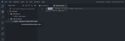 ทำความรจกกบ VS Code extensions Todo Tree กน NDR Solution Thailand Co Ltd