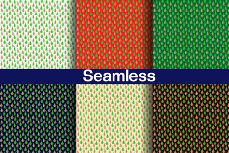 Christmas Seamless Tree Pattern Texture Graphic By Zohuraakter Creative Fabrica