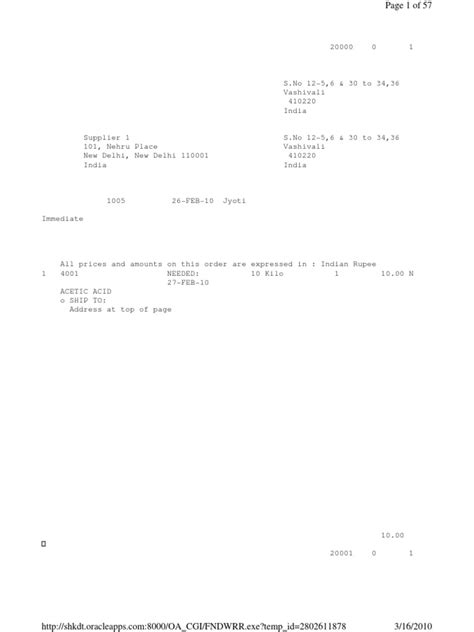 Printed Purchase Order Report Portrait Pdf Pdf