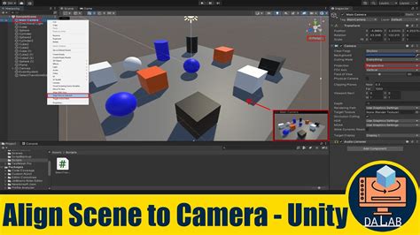 Align Scene View To Camera In Unity Youtube
