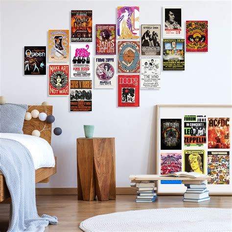 Buy Album Covers Vintage Rock Wall Collage Kit Aesthetic Pictures 50