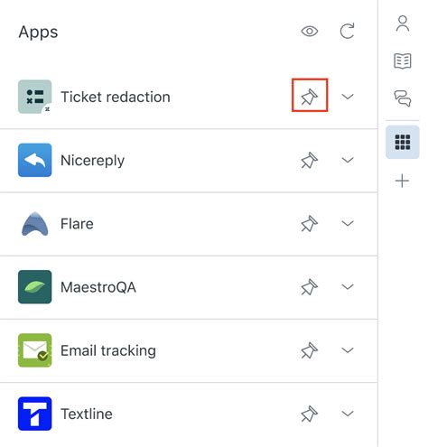 Managing Personal App Shortcuts Zendesk Help