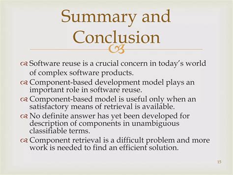 Software Component Reuse Repository Ppt