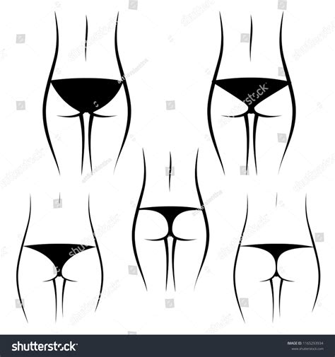 Sexy Woman Body Shape Illustrations Different Stock Vector Royalty Free