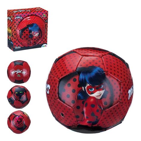 Mini Bola Miraculous Caixa Ilustrativa Personagens Submarino