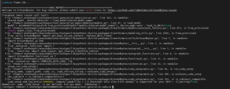 Run Llama 13b Nameerror Name Cudasetup Is Not Defined Did You Mean Cudasetup · Issue
