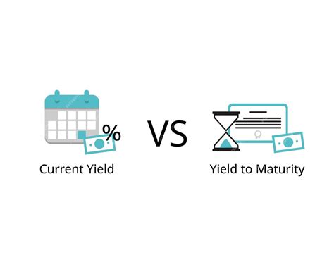 Premium Vector Comparison Of Current Yield And Yield To Maturity For