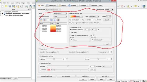 Too Much Information When Edit Style On Raster Layer Properties · Issue