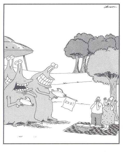Far Side Alien Gary Larson Cow Tools The Far Side Gary Larson Cartoons
