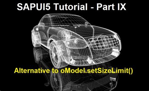 Sapui5 Tutorial With Webide Part Ix Alternative To Omodel
