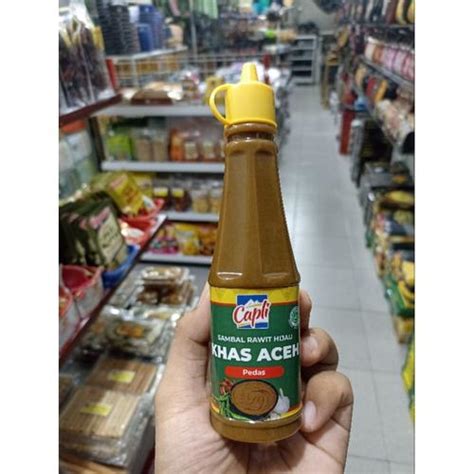 Jual Sambal Cabe Hijau Khas Aceh Sambal Cabe Ijo Khas Aceh Merk Capli Kota Banda Aceh Oleh