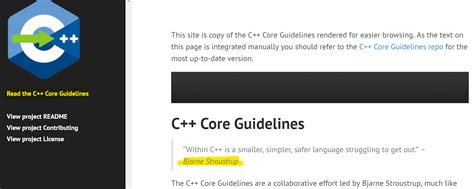 good day to code c 이야기 c core guidelines