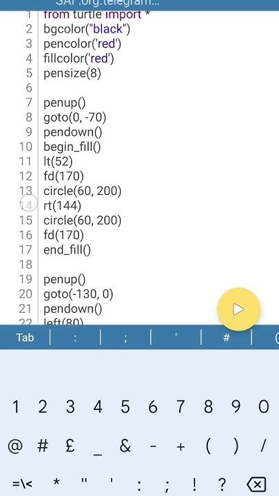 Beautiful Heart 💘 Shape Design Using Python Turtle Python Coding